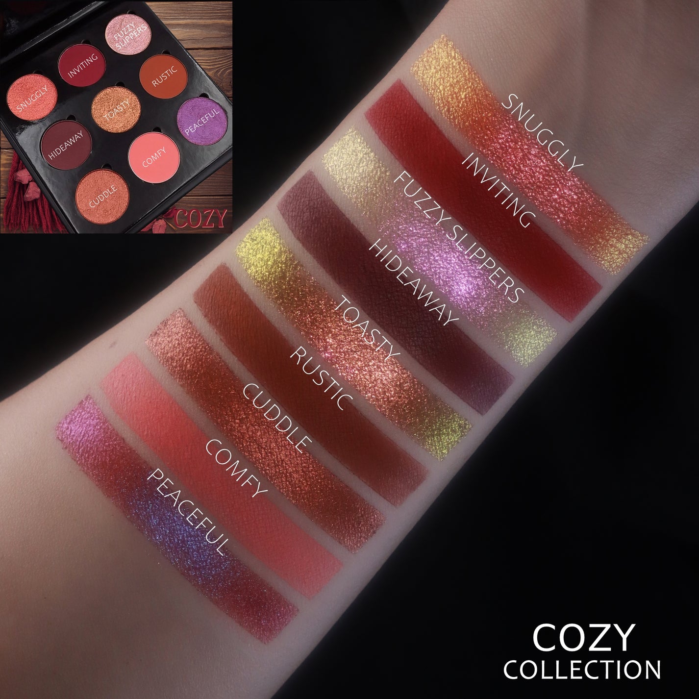 Cozy Pressed Pigment Collection – MBA Cosmetics