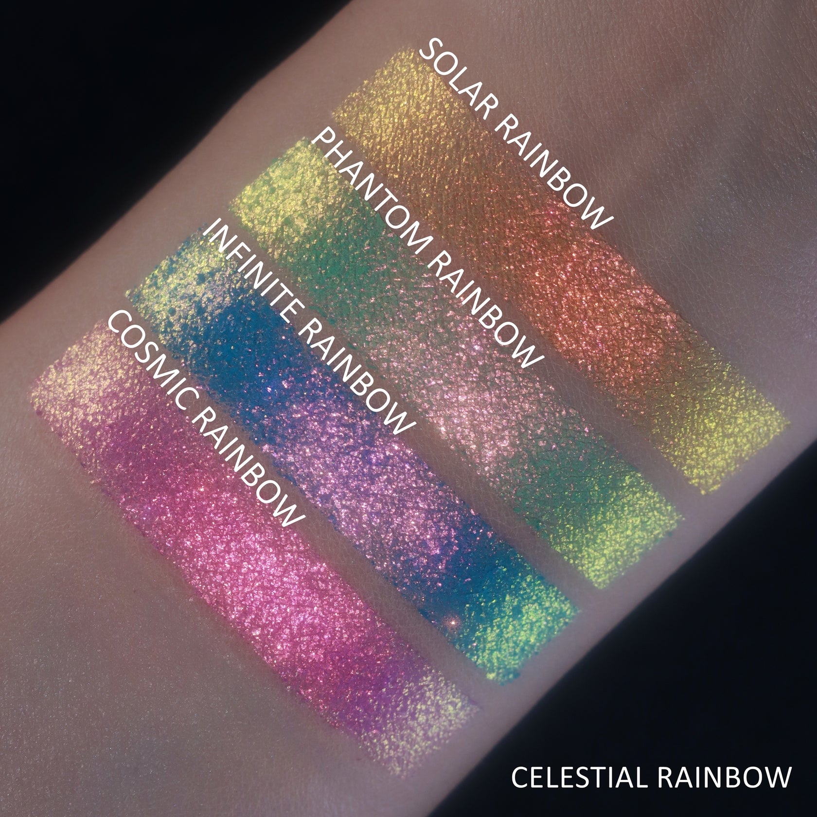 Celestial Rainbow Collection-Multichrome Eyeshadows – MBA Cosmetics