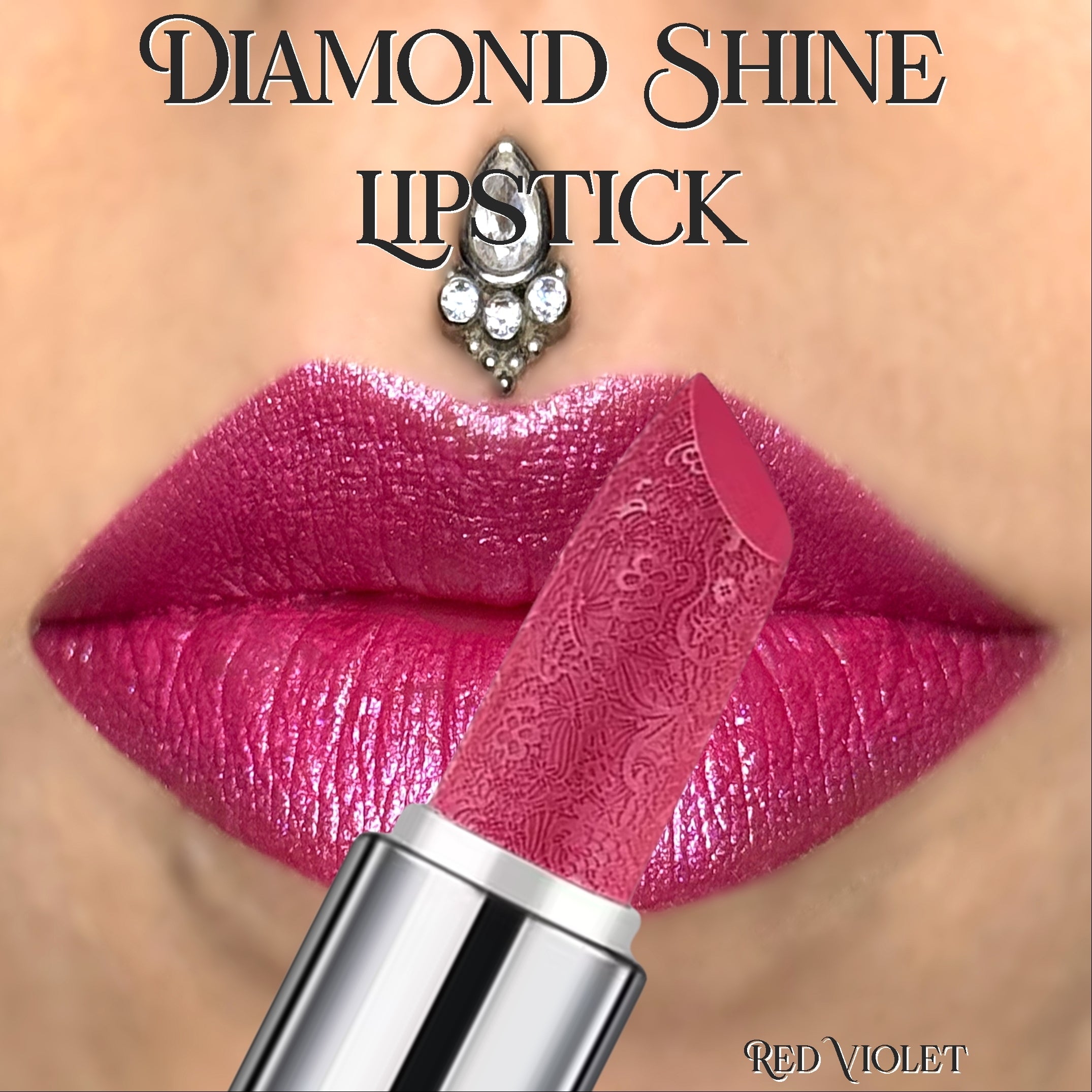 Red Violet-Diamond Shine Lipstick – MBA Cosmetics