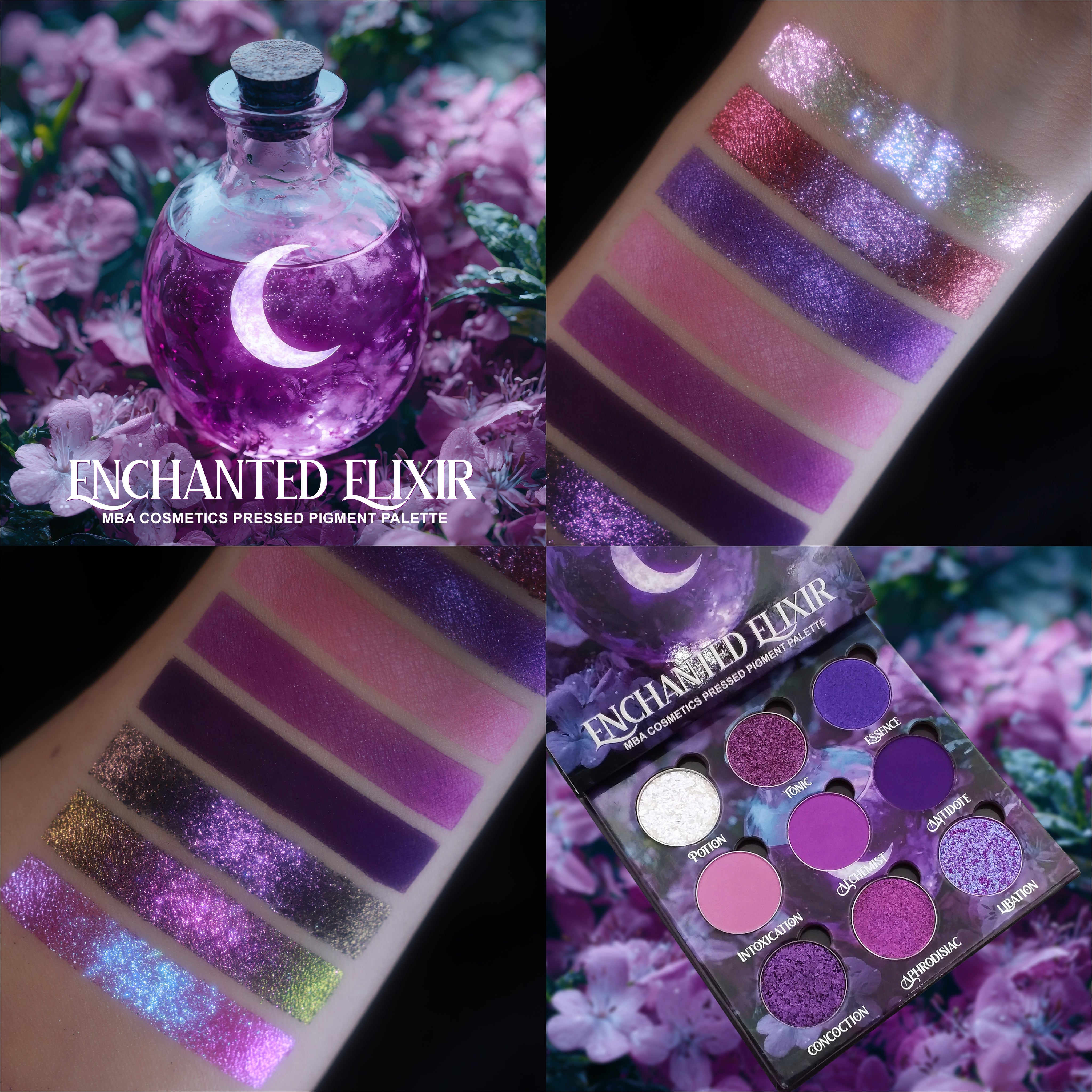 Enchanted Elixir-Pressed Pigment Palette – MBA Cosmetics