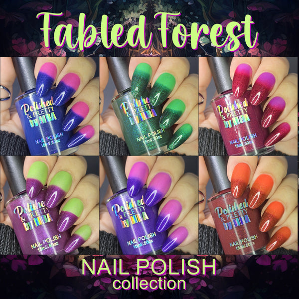 Fabled Forest-Thermal Multichrome Shimmer Nail Polish Collection – MBA ...